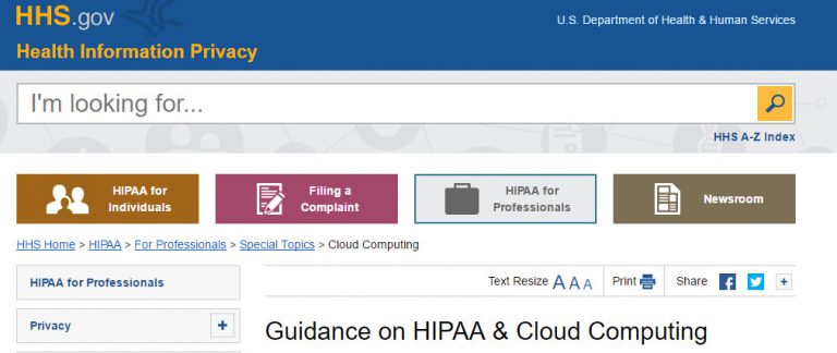 OCR's Guidance to HIPAA & Cloud Computing - HIPAA Secure Now!